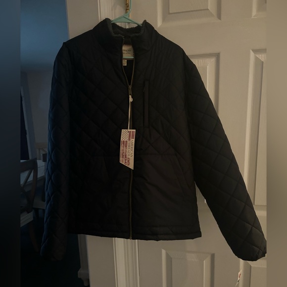 American Threads | Jackets & Coats | Mens Large Quilted Jacket Nwt ...